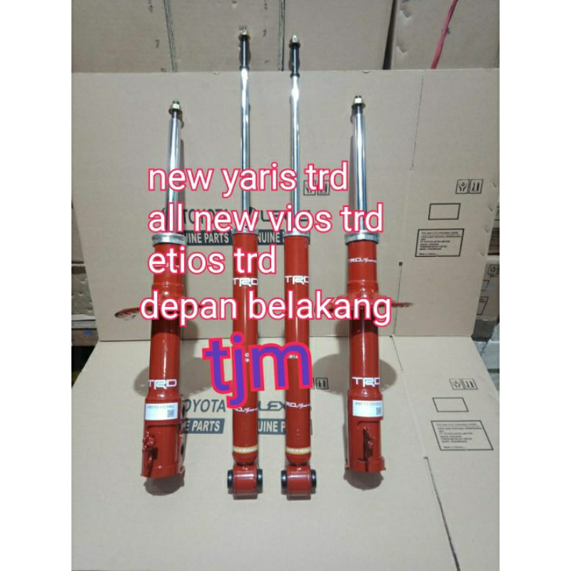 Jual shockbreaker shock absorber all new vios gen 3 new yaris depan belakang original TRD ...