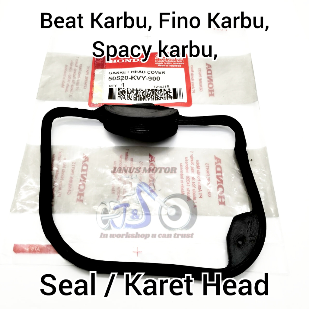 Jual Karet Seal Head Honda Beat Scoopy Spacy Karbu KVY Kualitas sangat bagus , Presisi awet ...