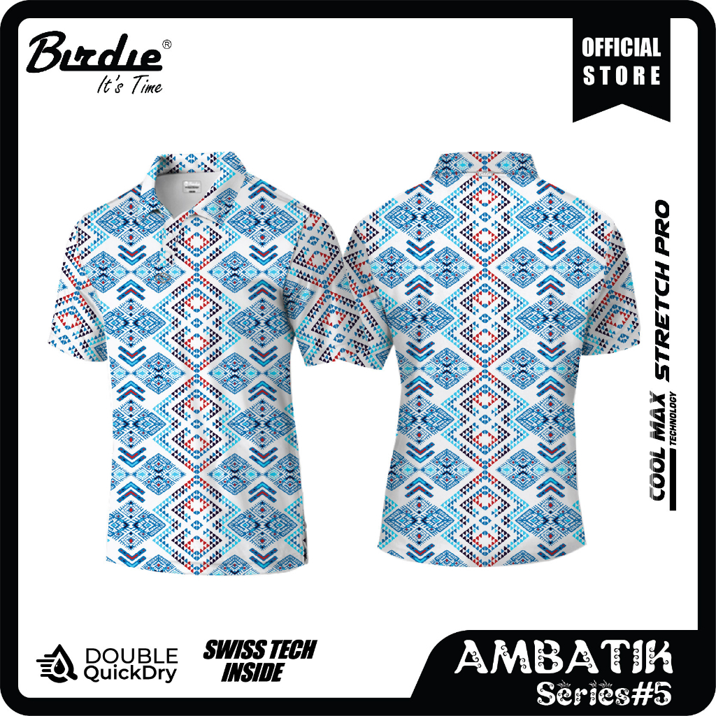 Jual Baju Polo Shirt Golf Polyester Dry Fit CoolMax-Ambatik Series #5 ...