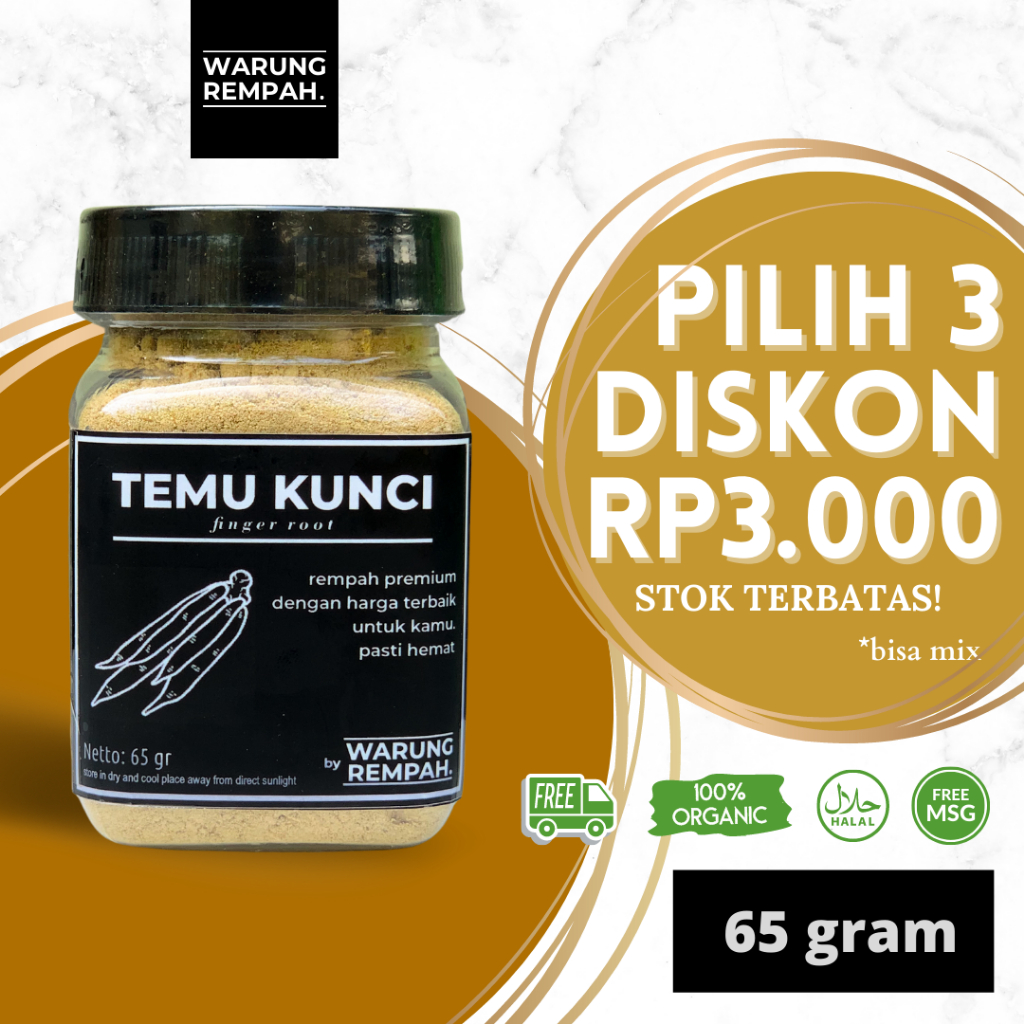 Jual Temu Kunci Bubuk Finger Root Powder Original | Shopee Indonesia