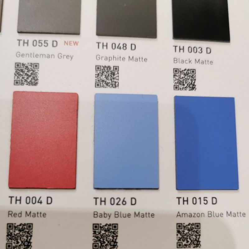 Jual HPL TACO motif solid glossy kilap dan doff mate warna pelangi tipe ...