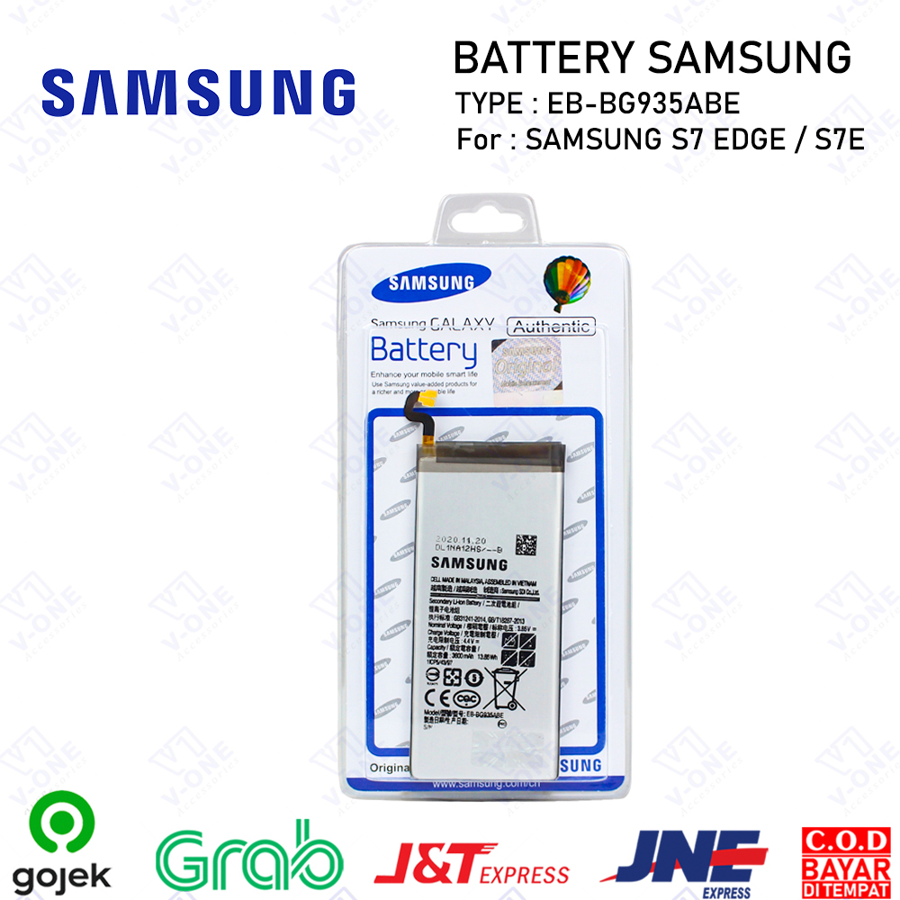 Jual QPP - BATERAI BATTERY ORI EB-BG935ABE SAMSUNG S7 EDGE S7E | Shopee Indonesia