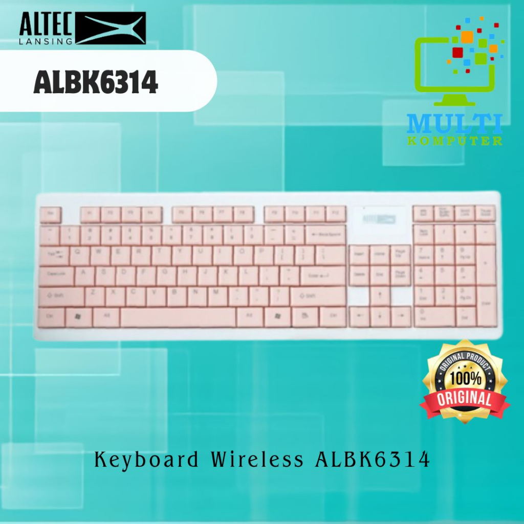 Jual Altec Lansing Keyboard Wireless ALBK6314 | Shopee Indonesia