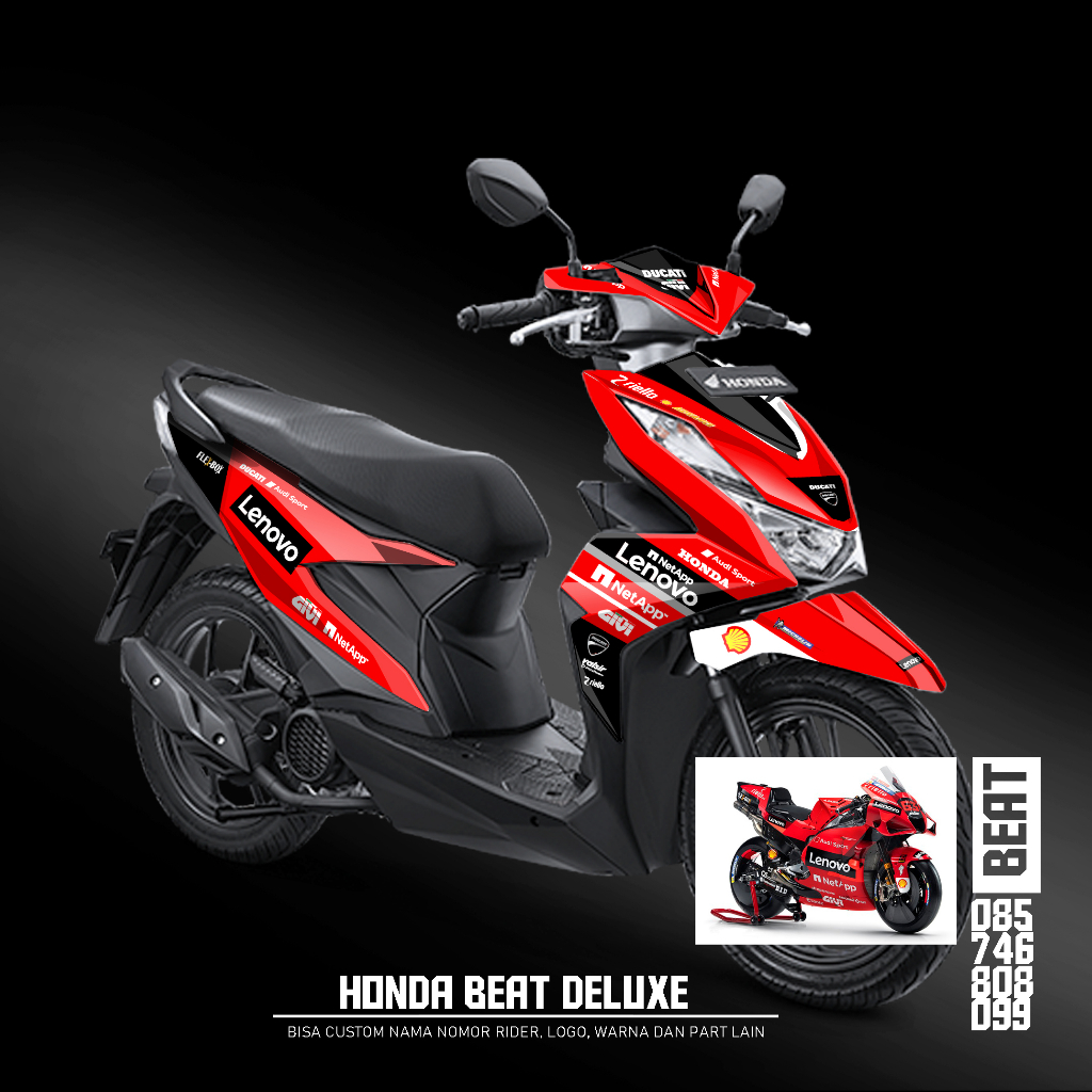 Jual Stiker Decal Beat Deluxe Full Body 2022 2023 MOTOGP Livery series ...