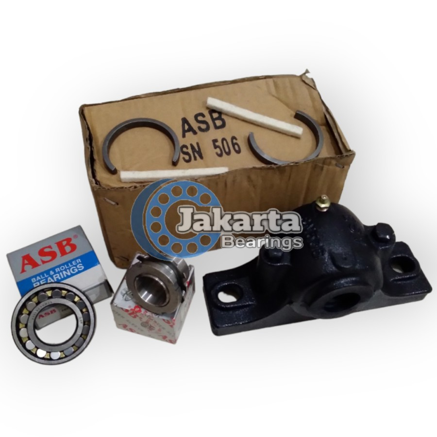 Jual PLUMMER BLOCK SET SN 506 - BEARING 22206 CAKW33 ADAPTER H 306 MERK ...