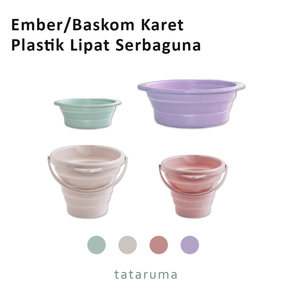 Jual TATARUMA Baketsu - Ember Baskom Lipat Karet Foldable Serbaguna ...