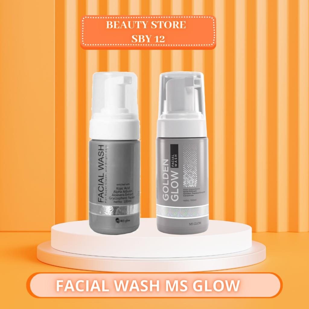 Jual FACIAL WASH MS GLOW / GOLDEN GLOW ACNE FACE WASH MS GLOW - Sabun ...
