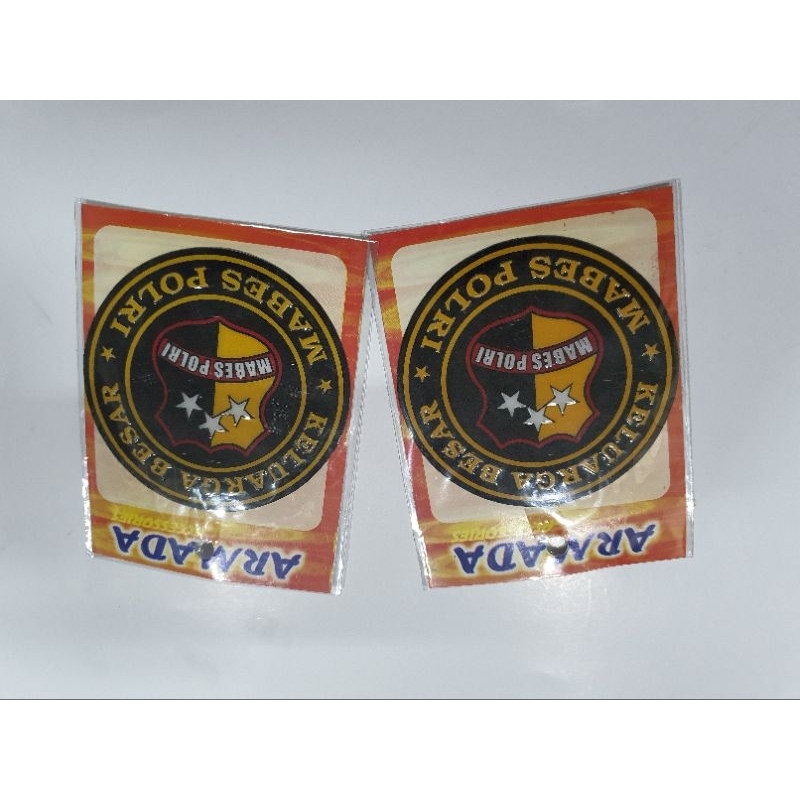 Jual Stiker PVC Kilap Mabes Polri Lingkar | Stiker PVC Kilap Army ...