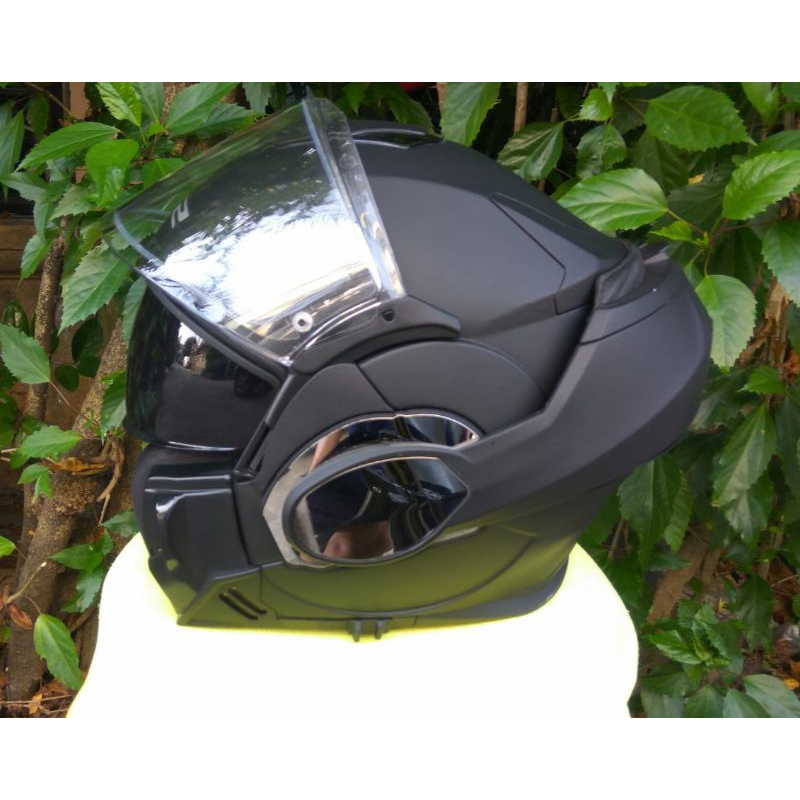 Jual Helm Full / Halfface Modular LS2 FF399 Valiant Black Matte ...