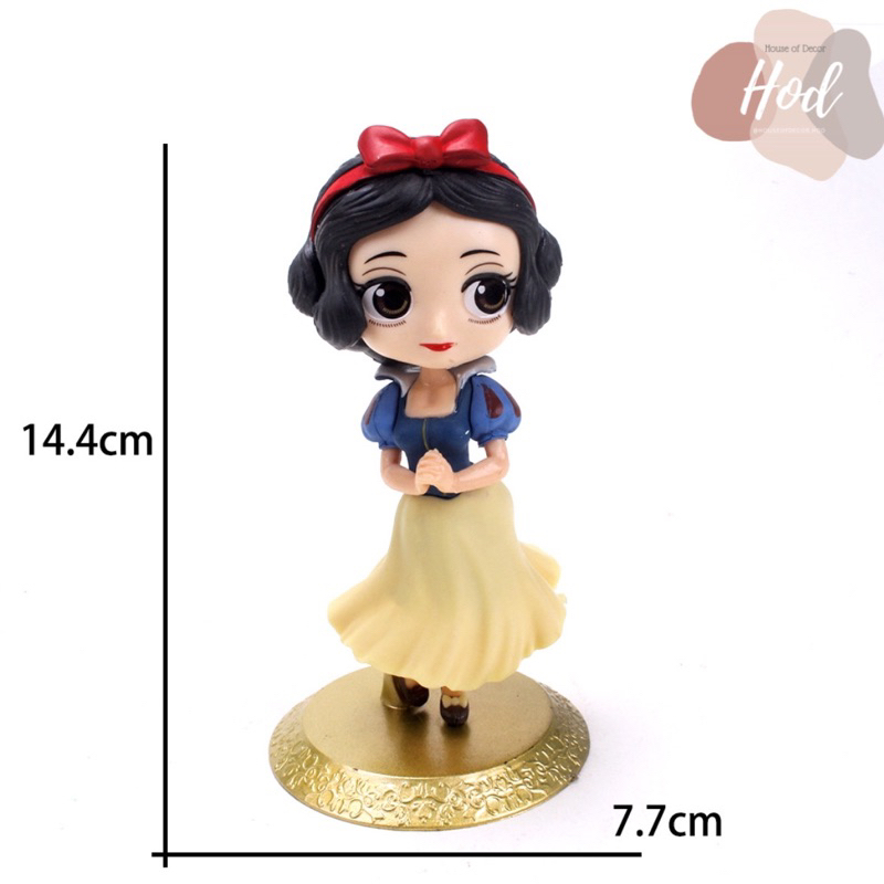 Jual Topper Princess Premium Hiasan Kue Putri PVC Elsa Anna Snow White ...