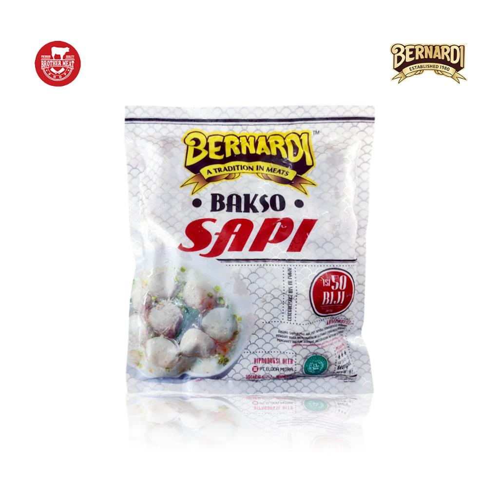 Jual BERNARDI Bakso Sapi 360gr isi 50, Halal | Shopee Indonesia