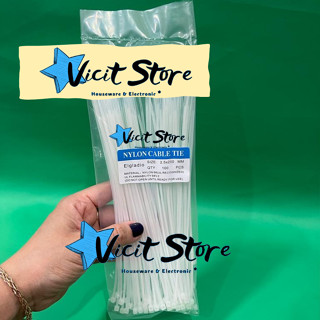 Jual Kabel Ties Putih 10cm/ 15cm/ 20cm/ 25cm/ 30cm Harga 1pack isi 100pcs | Shopee Indonesia