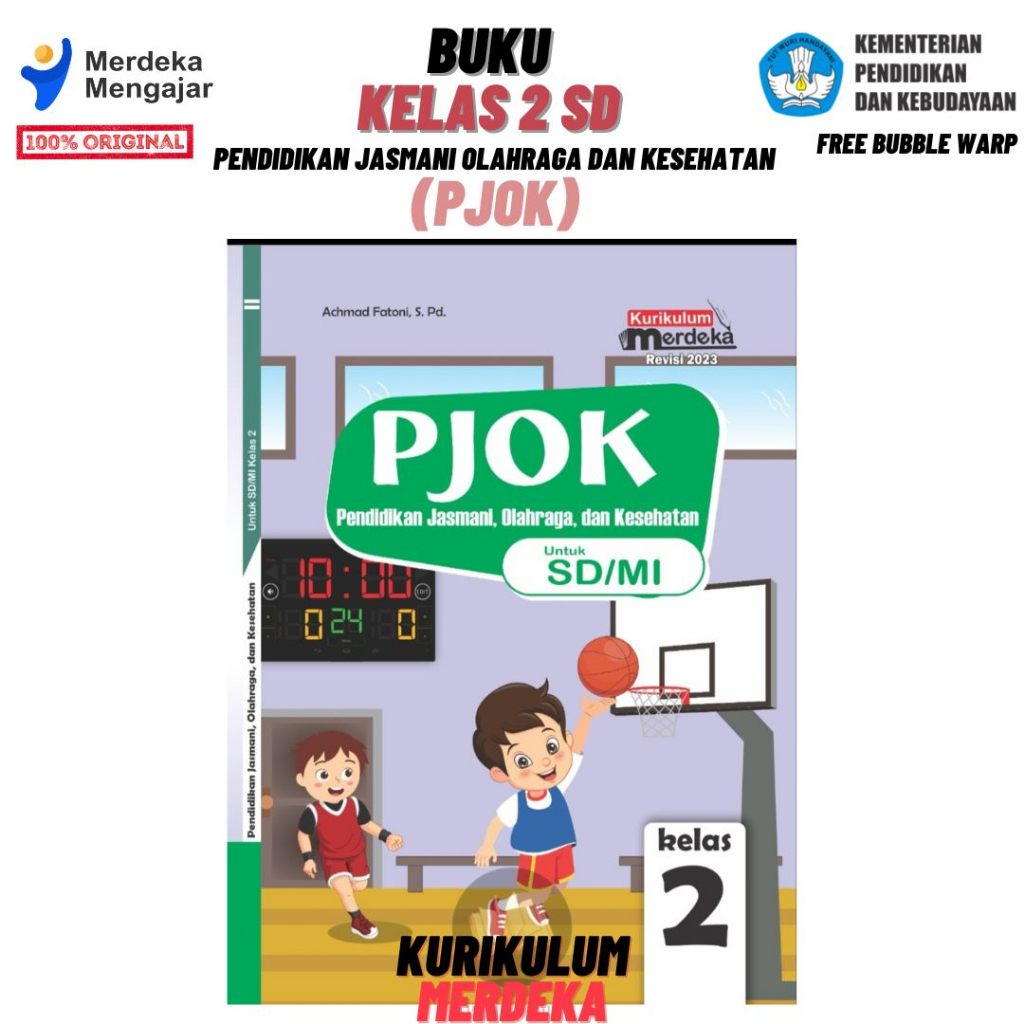 Jual Buku PJOK WKJ Pendidikan Jasmani Olahraga dan Kesehatan Kelas 2 SD ...