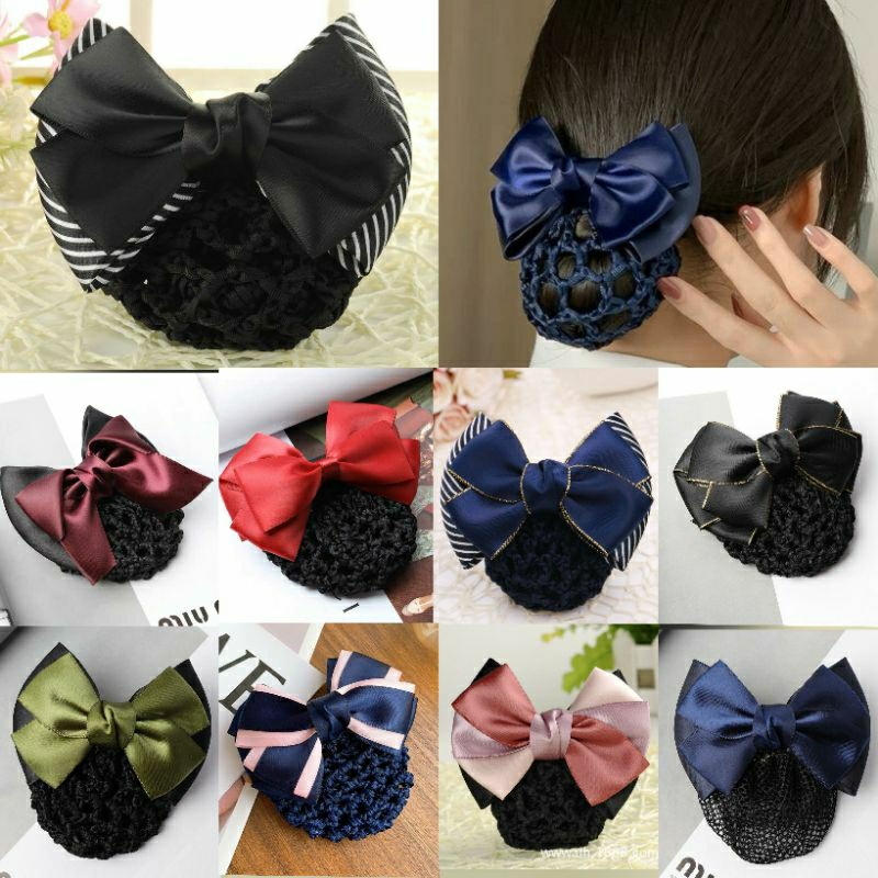 Jual Jepit Hairnet Pita - Cepol Sanggul Pramugari Hairnet Tebal - Cepol ...