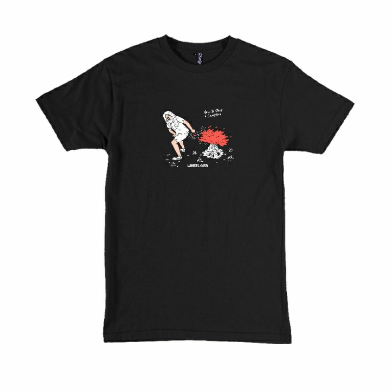 Jual Wheelger How To Start A Campfire Tshirt - (KAOS GUNUNG) | Shopee ...
