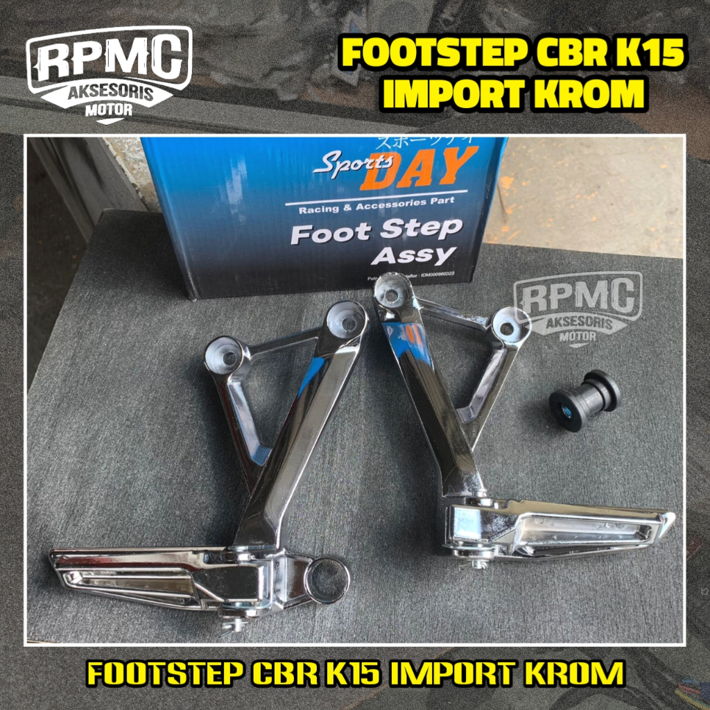 Jual FOOTSTEP CBR K15 CB150R FOOT STEP BARSTEP FOTSTEP POSTEP IMPORT K ...
