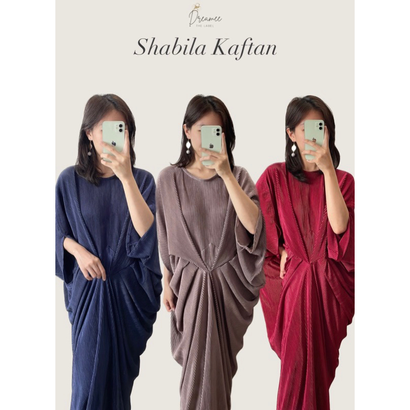 Jual [Dreamee The Label] Shabila Kaftan Dress - kaftan lebaran plisket ...