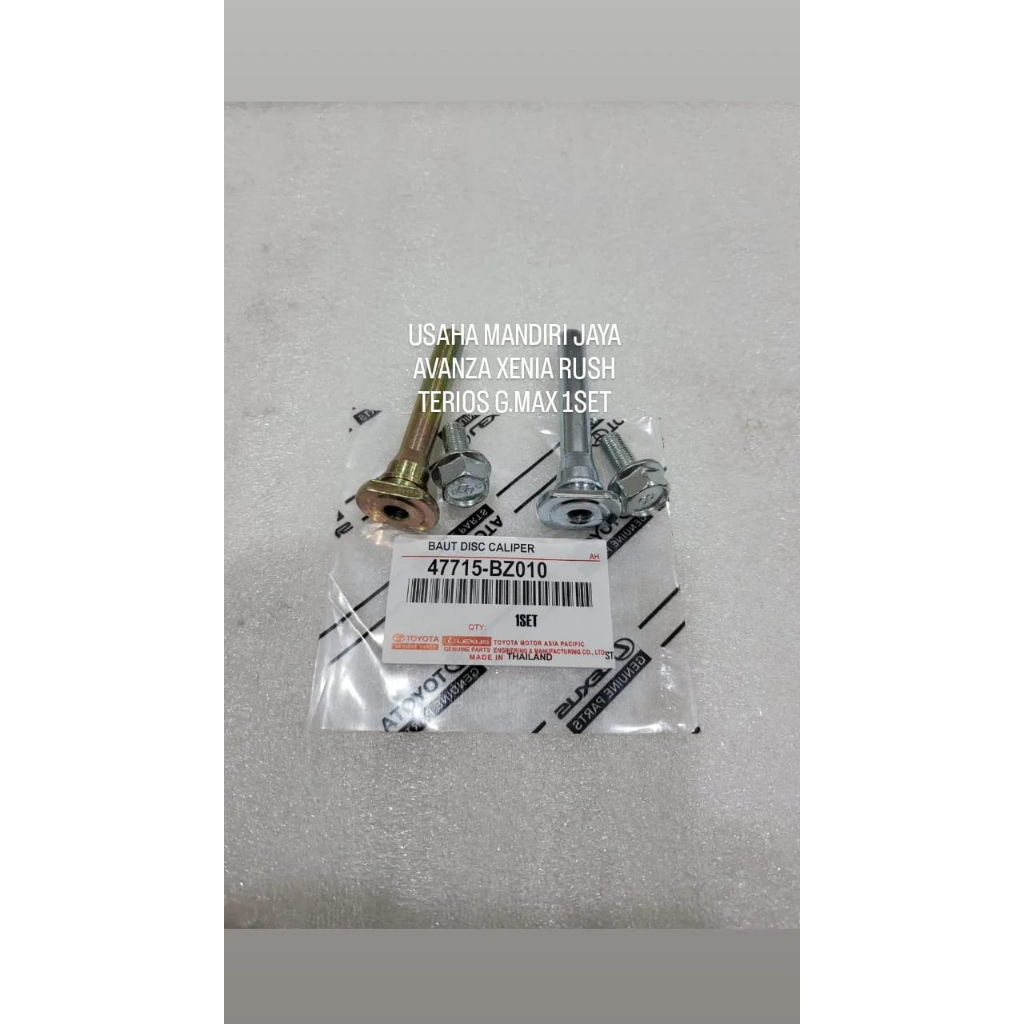 Jual BAUT DISC CALIPER SET PIN A+PIN B 2PC AVANZA XENIA RUSH GRAND MAX ...