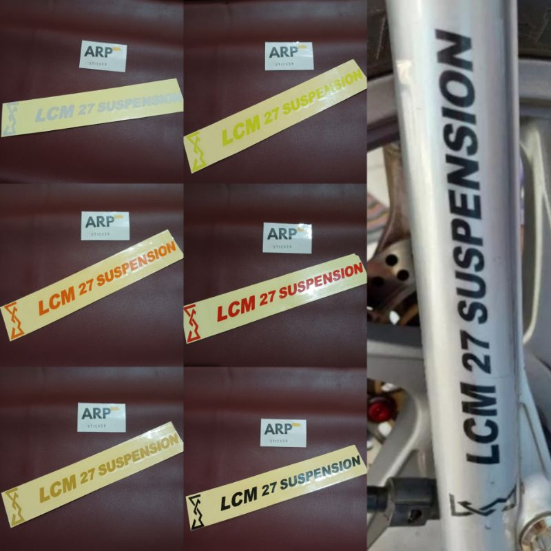 Jual STICKER STICKER SHOCK LCM 27 SUSPENSION CUTTING | Shopee Indonesia