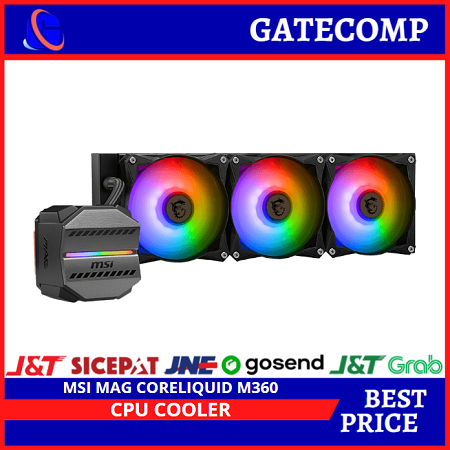 Jual MSI MAG CORELIQUID M360 – MSI CORE LIQUID COOLING 360mm | Shopee Indonesia