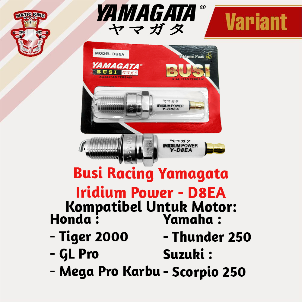 Jual Busi Spark Racing Honda Tiger 2000 GL Mega Pro Karbu D8EA Yamagata ...