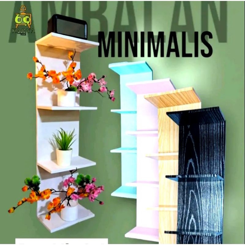 Jual RAK DINDING 4 TINGKAT VARIAN // ==*RAK PRAKTIS || RAK GANTUNG ...