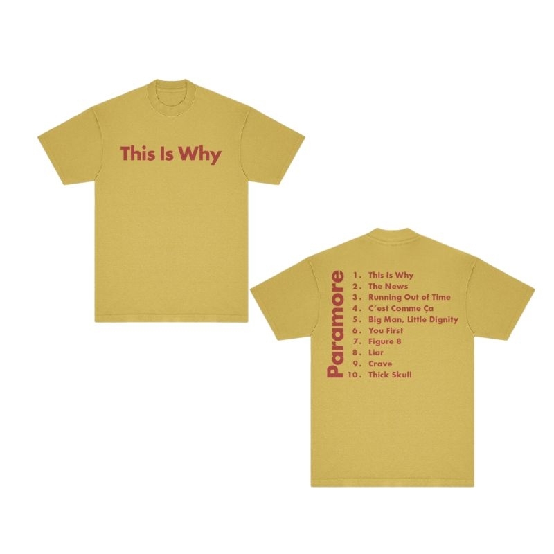 Jual Kaos Band Official Merchandise Paramore This Is Why | Shopee Indonesia