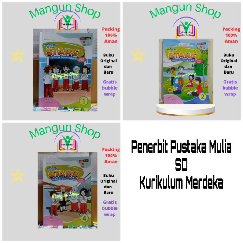 Jual Buku The Stars English Kelas 1,2,3,4,5,6 SD Kurikulum Merdeka ...