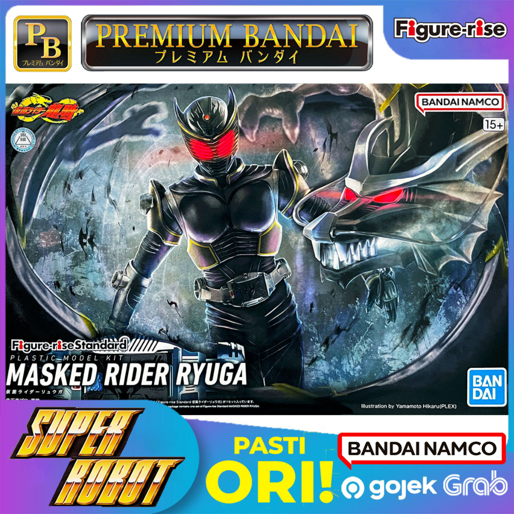 Jual 𝗕𝗔𝗡𝗗𝗔𝗜 Figure Rise Standard Kamen Rider Ryuga / Ryuki Black - P ...