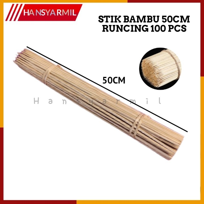 Jual STIK BAMBU 50CM RUNCING 100 PCS | Shopee Indonesia
