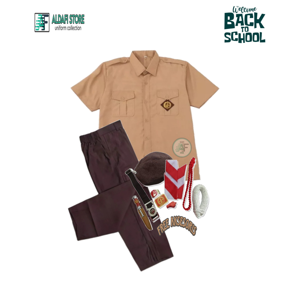 Jual Seragam Pramuka SD Setelan Anak Laki Laki Pendek Panjang ...