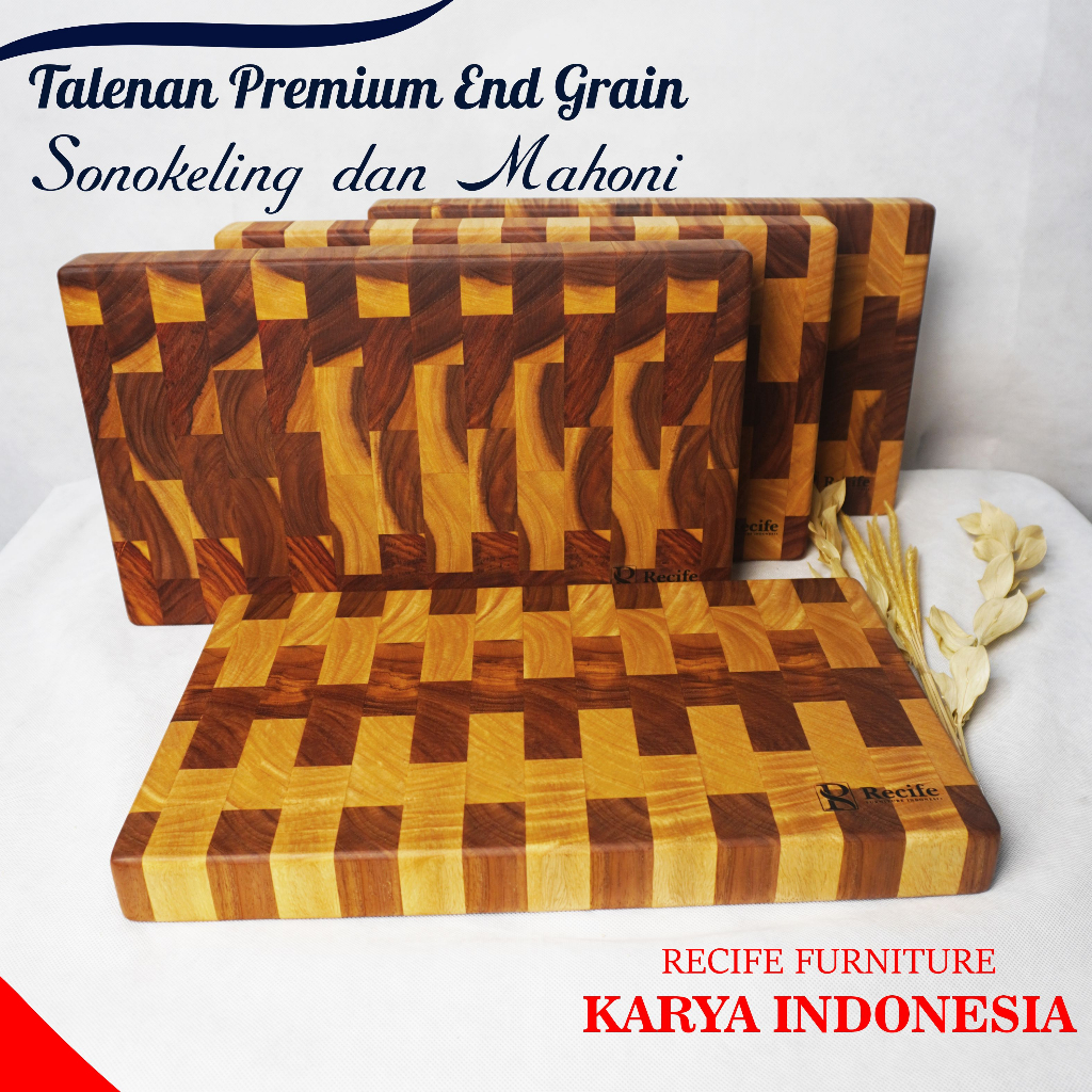 Jual Talenan End Grain / Talenan 42 x 25 Cm | Shopee Indonesia
