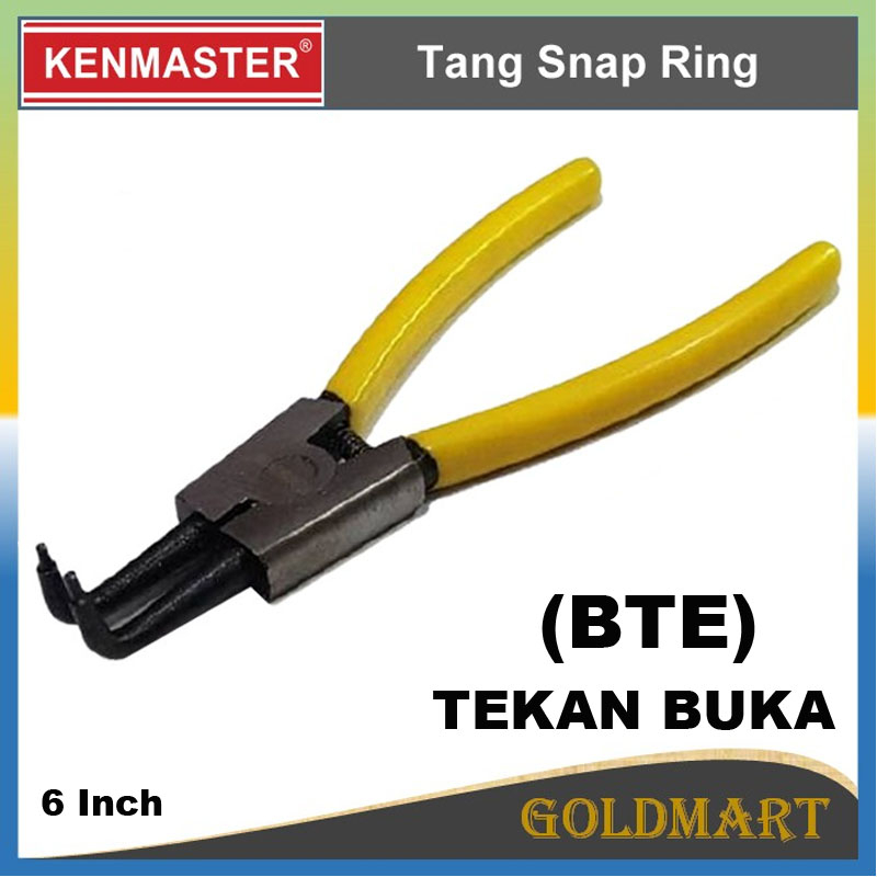 Jual Tang Snap Ring 6 inch Original Kenmaster Tang Circlip Bengkok ...