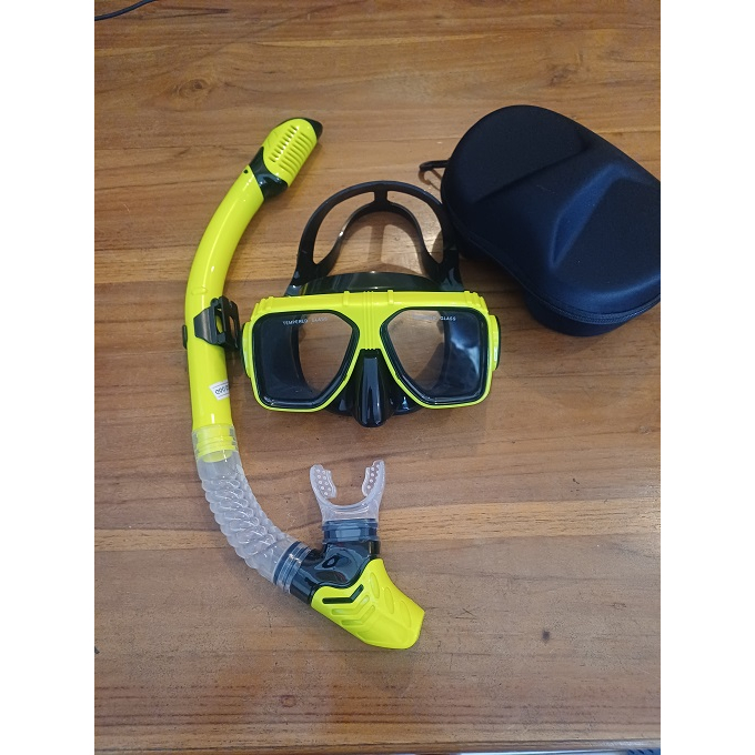 Jual Alat Snorkeling Set Masker Kacamata Selam Scuba Diving Mask dan ...