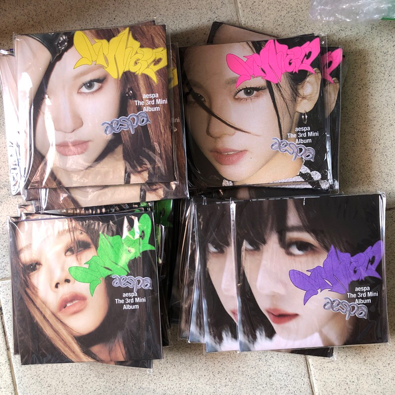 Jual [ready Stock Baca Deskripsi] Aespa My World Album Sealed Poster