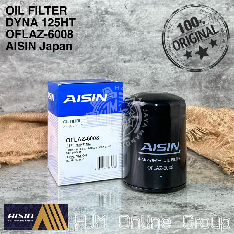 Jual OIL OLI FILTER DYNA 125HT RINO KIJANG DIESEL HARDTOP 2F AISIN ...