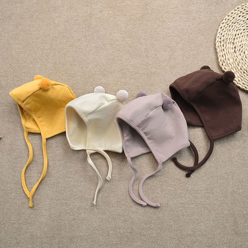 Jual TOPI BONET BAYI POMPOM PREMIUM TOPI BAYI NEWBORN KATUN KUPLUK ...