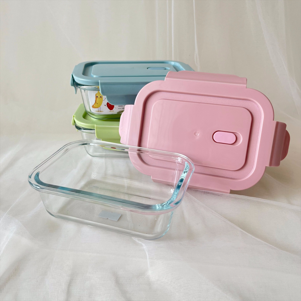 Jual CUCI GUDANG! Mealbox Kaca Kotak Makan Tahan Panas Tupperware Besar ...