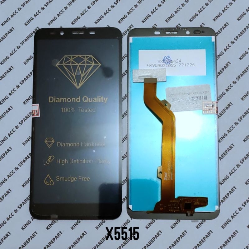 Jual LCD INFINIX SMART 2 INFINIX X5515 COMPLETE BLACK | Shopee Indonesia