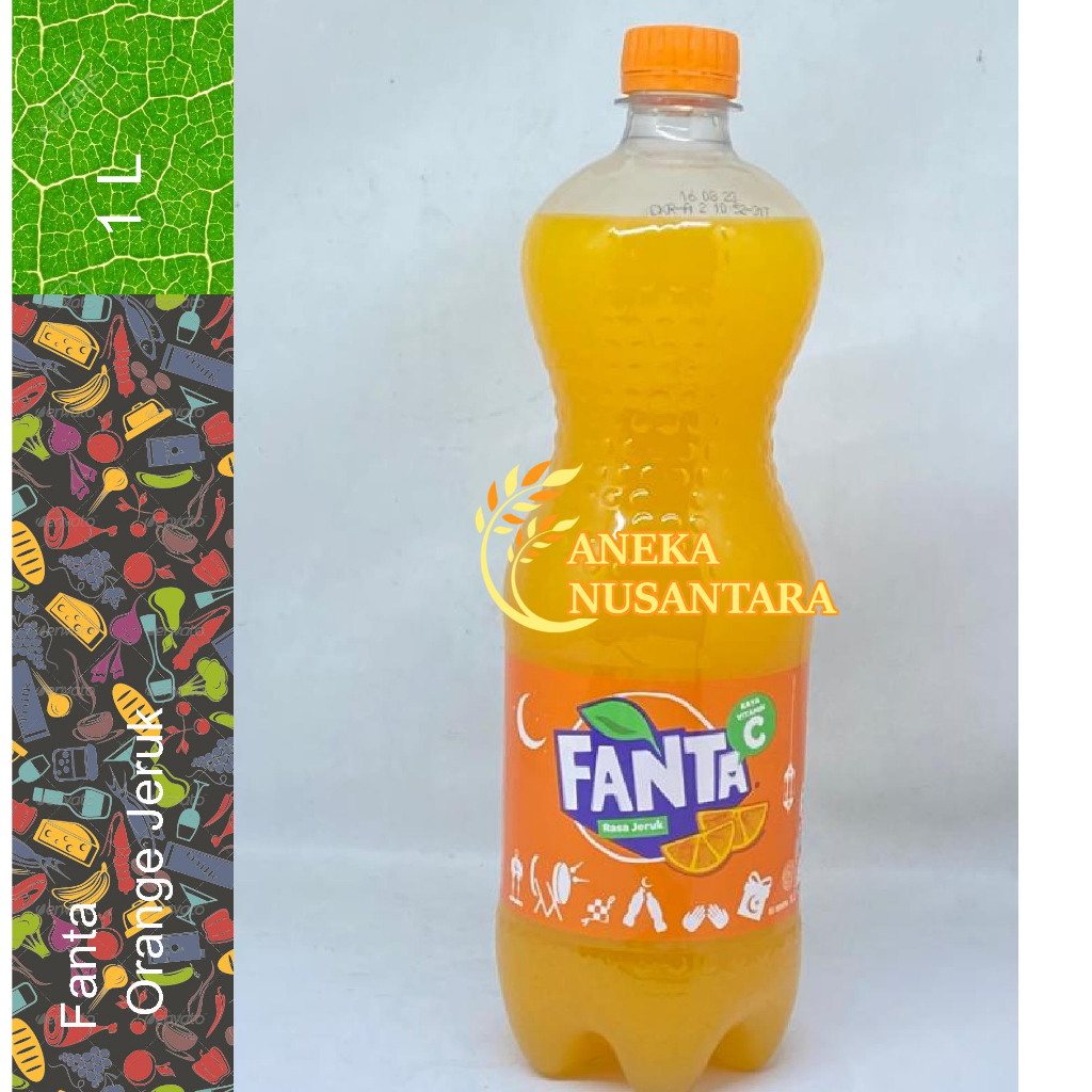Jual Fanta Minuman Soda Orange 1 liter Soft Drink Fanta Orange Rasa Jeruk 1 L | Shopee Indonesia