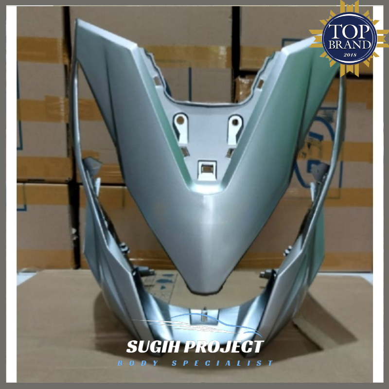 Jual PROMO Tameng Panel Body Bodi Depan Beat ESP Eco Street Merah Putih ...