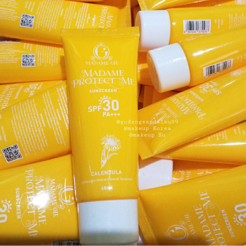 Jual Sunscreen Madame Gie Mdame Protect Me SPF30 PA+++ With Calendula ...