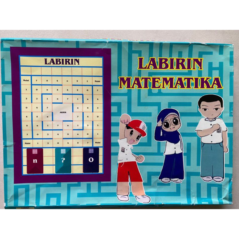 Jual Labirin Board Game Matematika | Papan Permainan | Labirin ...