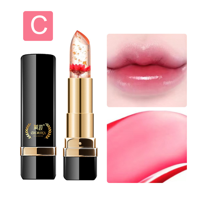 Jual COD&Ready Lipstick Jelly Transparant Moisturizing Lipstik Bunga ...