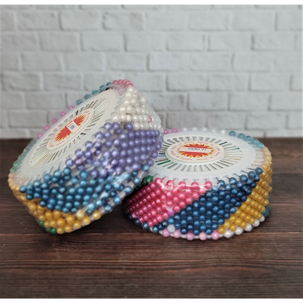 Jual Jarum Pentul Piring Bulat Mutiara (12set) | Shopee Indonesia