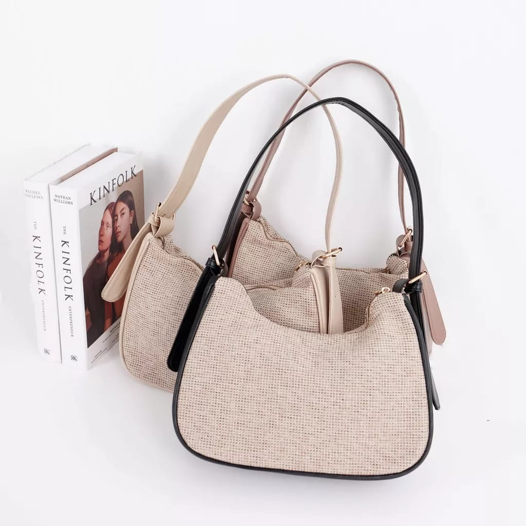 Jual New Shoulder Bag Anne / Tas Bahu Wanita Kanvas | Shopee Indonesia