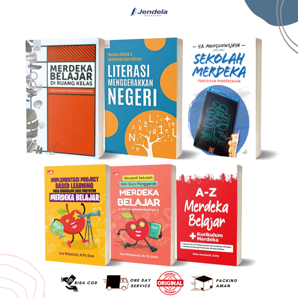 Jual Koleksi Buku Pendidikan Najeela Shihab, Buku Merdeka Belajar ...