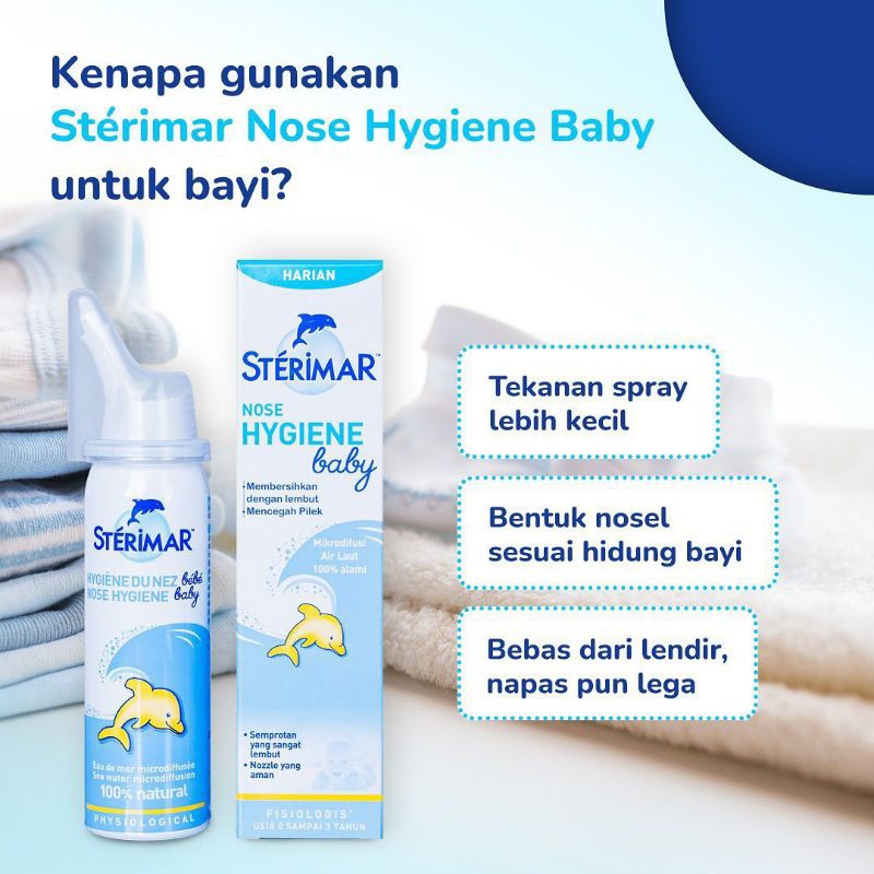 Jual STERIMAR Baby Nasal Hygiene Spray Pengencer Ingus Bayi Pembersih ...