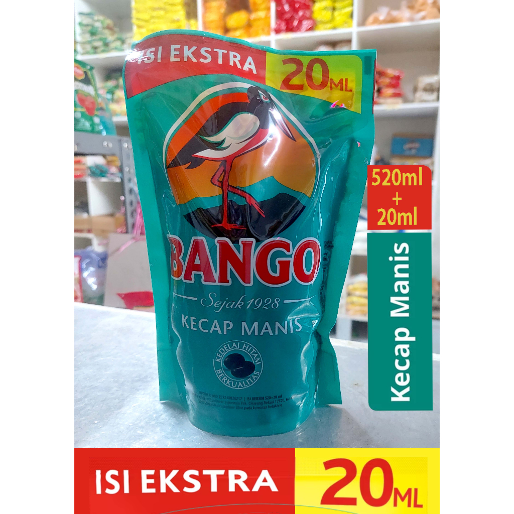 Jual Bango Kecap Manis Refill 210ml & 550ML | Shopee Indonesia