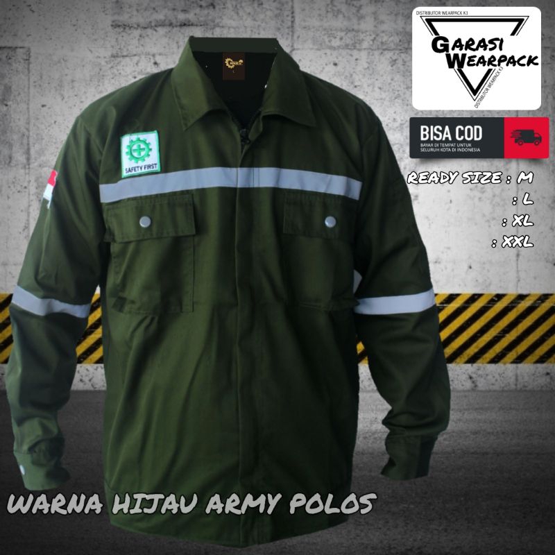 Jual Baju Wearpack atasan/ seragam kerja/Lengan panjang/ APD ...